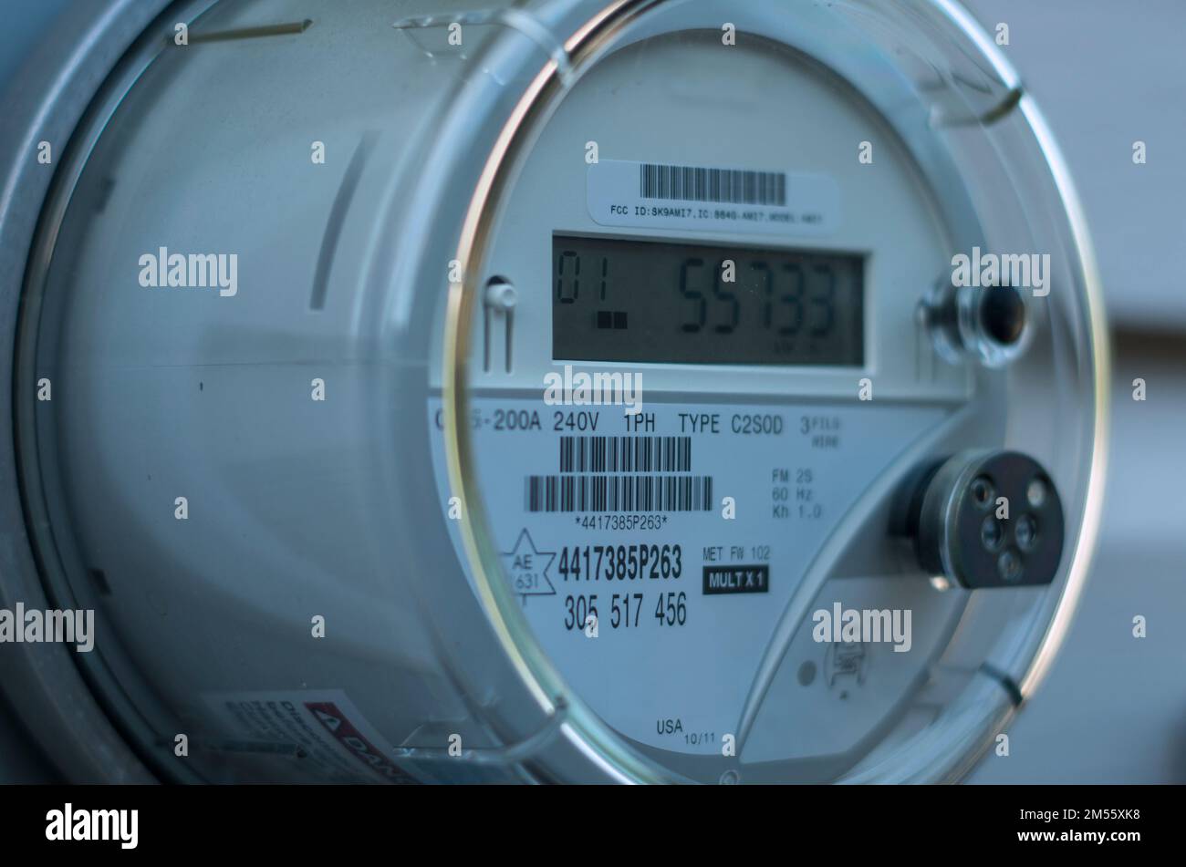 Electricity heating smart meter hi-res stock photography and images - Alamy