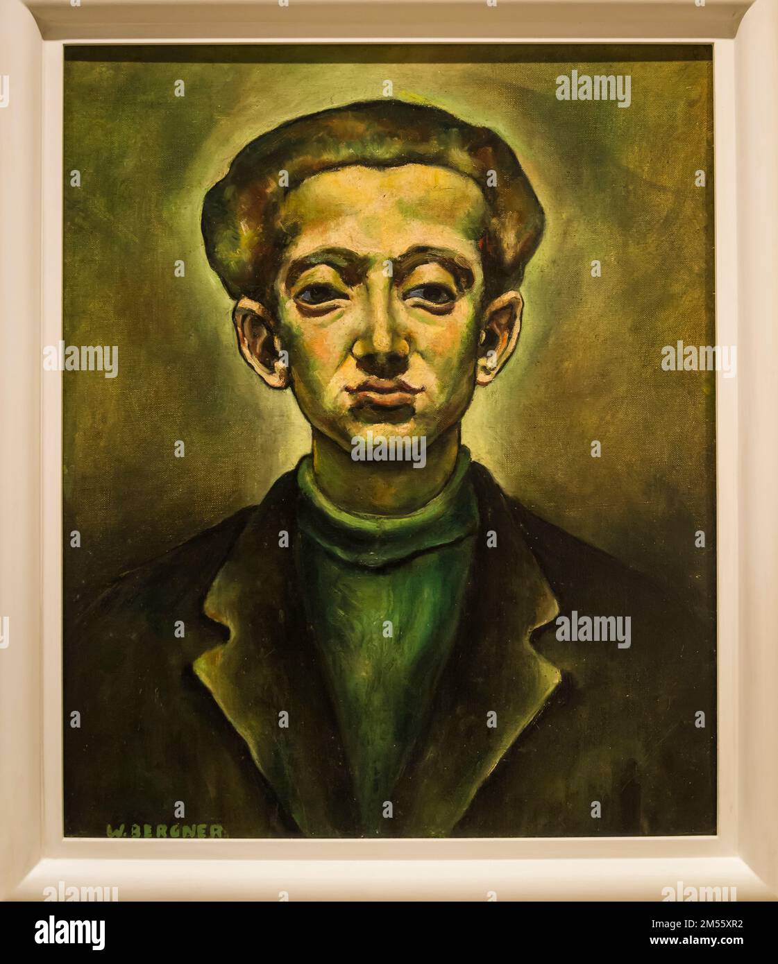 Yowls Bergner painting Self-portrait, 1939, The Art Gallery of New ...