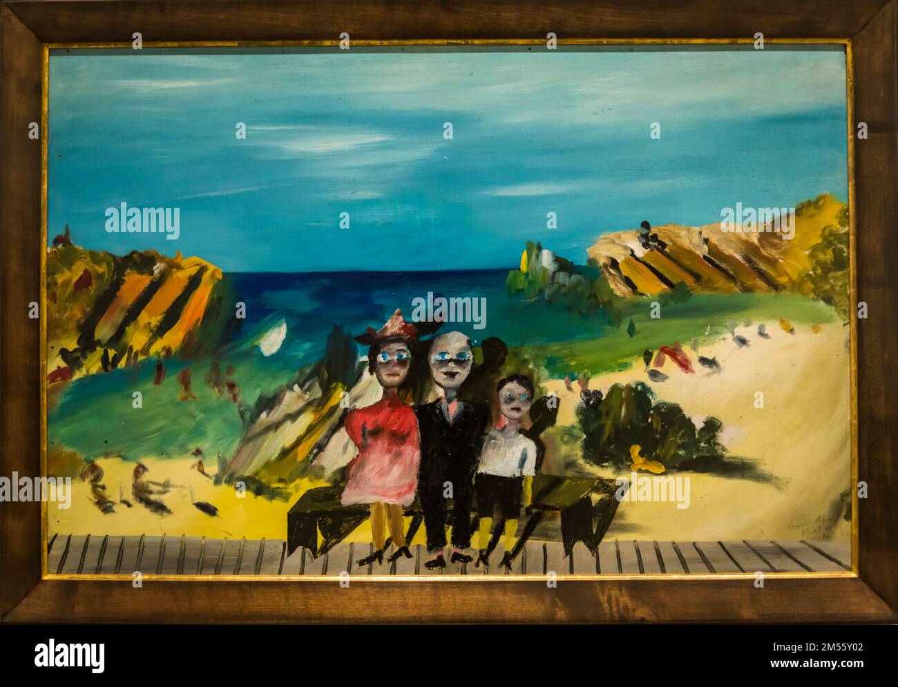 Sidney Nolan painting Giggle Palace, 1945, The Art Gallery of New South ...