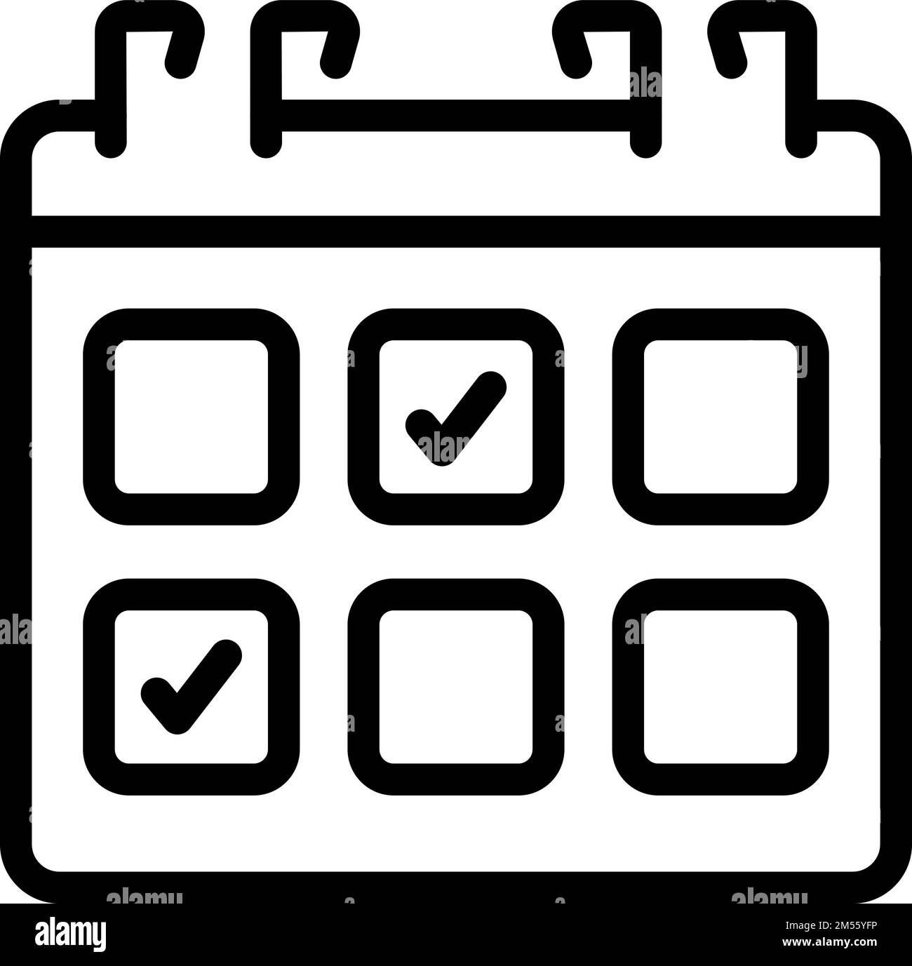 Student club calendar icon outline vector. Study literature. Person ...