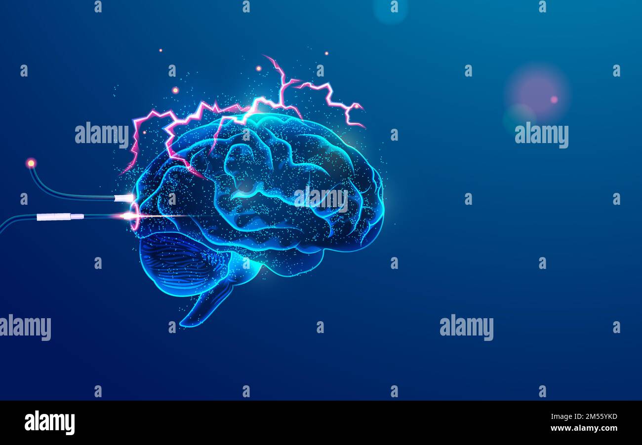 Brain synapse learning Stock Vector Images - Alamy