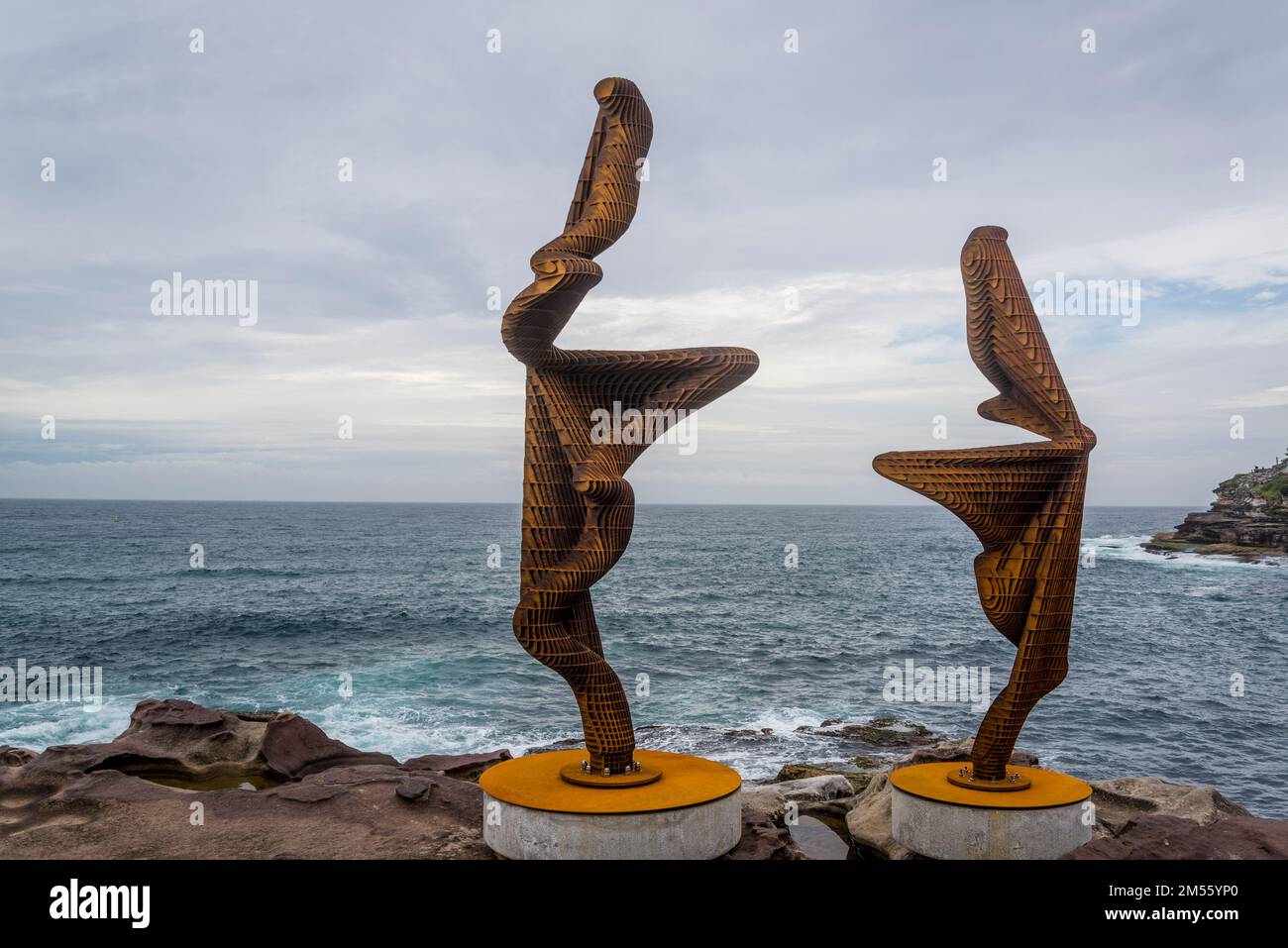 April Pine sculpture The Tidal Body, Sculpture by the Sea 2022, the ...