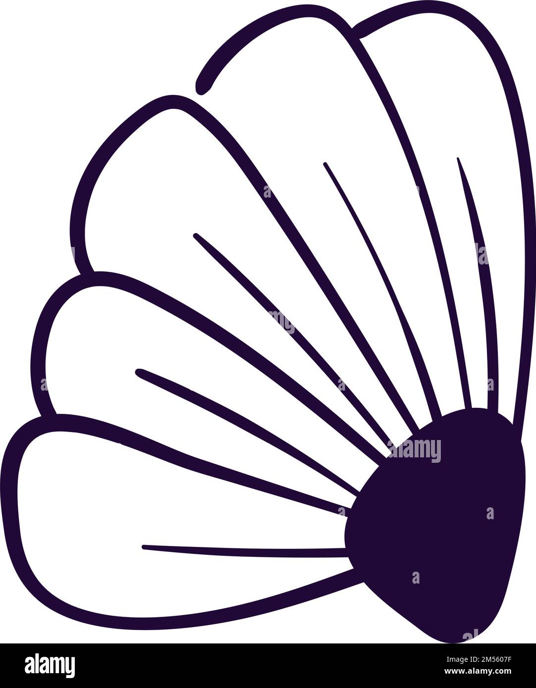 doodle flower on white background Stock Vector Image & Art - Alamy