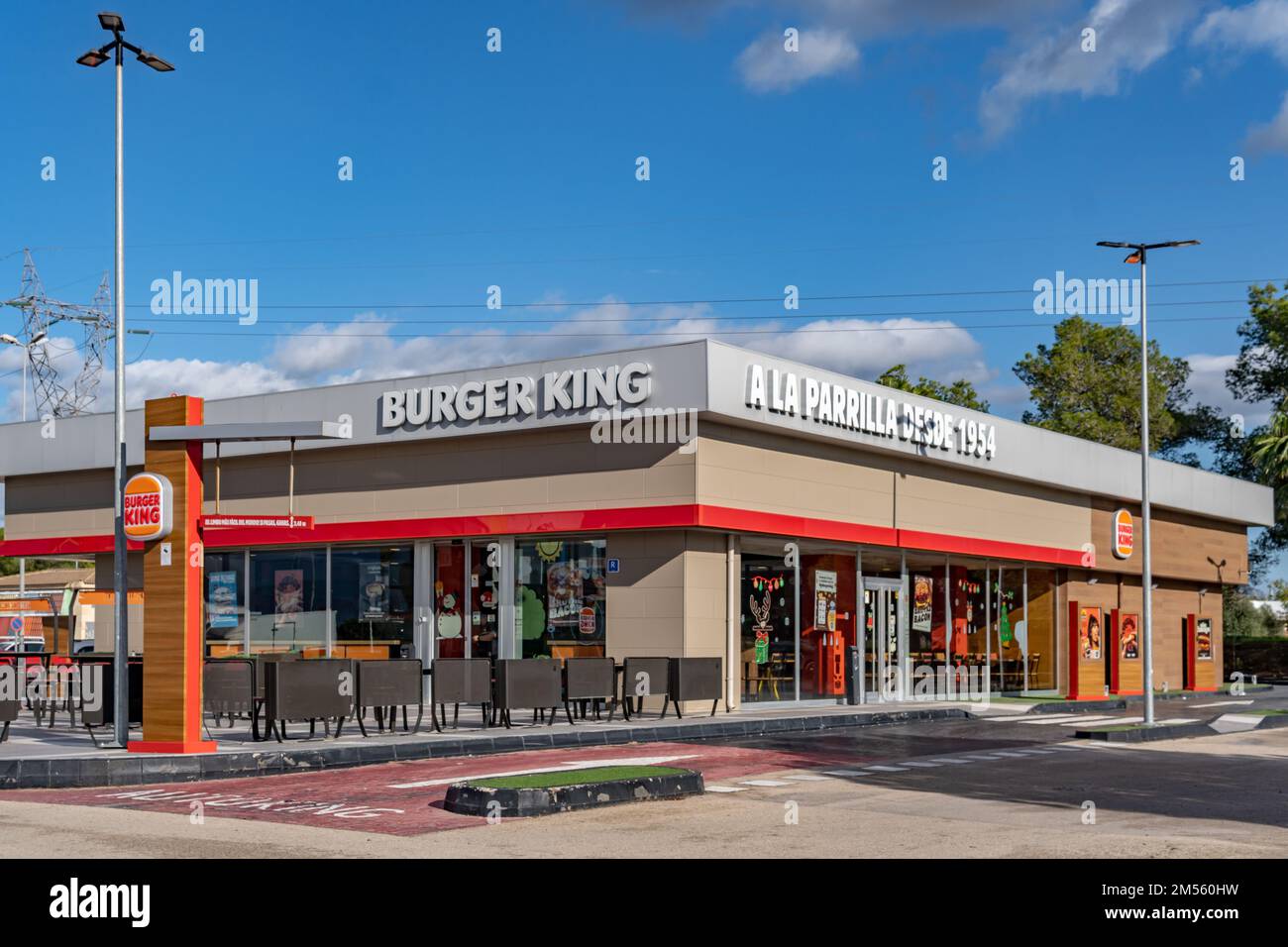 Marratxi, Spain; december 16 2022: Main entrance of the multinational ...