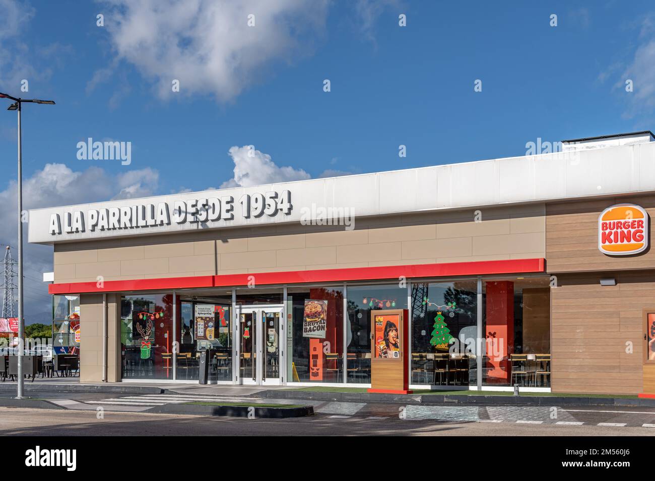 Marratxi, Spain; december 16 2022: Main entrance of the multinational ...