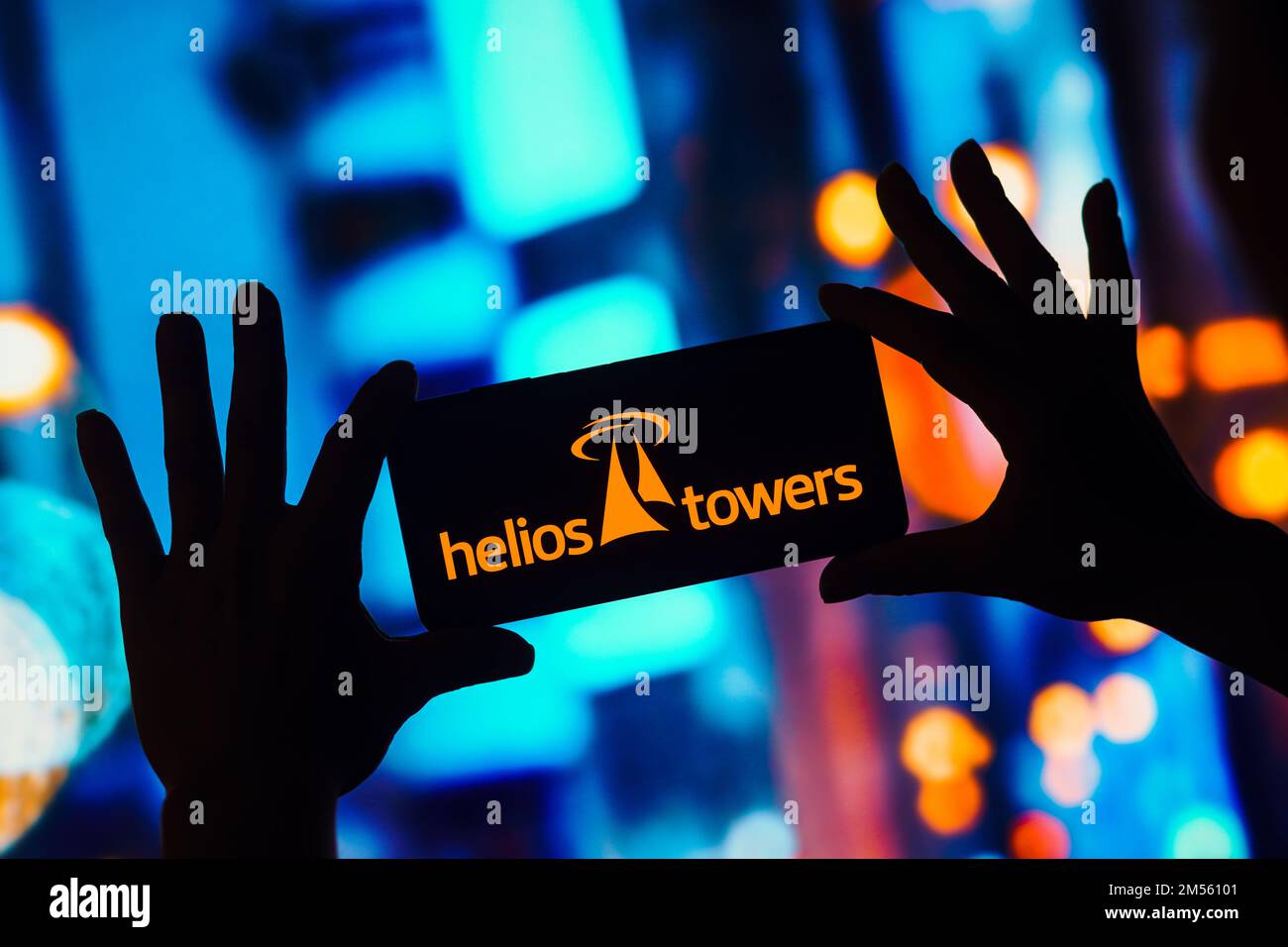 Brazil. 26th Dec, 2022. In this photo illustration, the Helios Towers ...