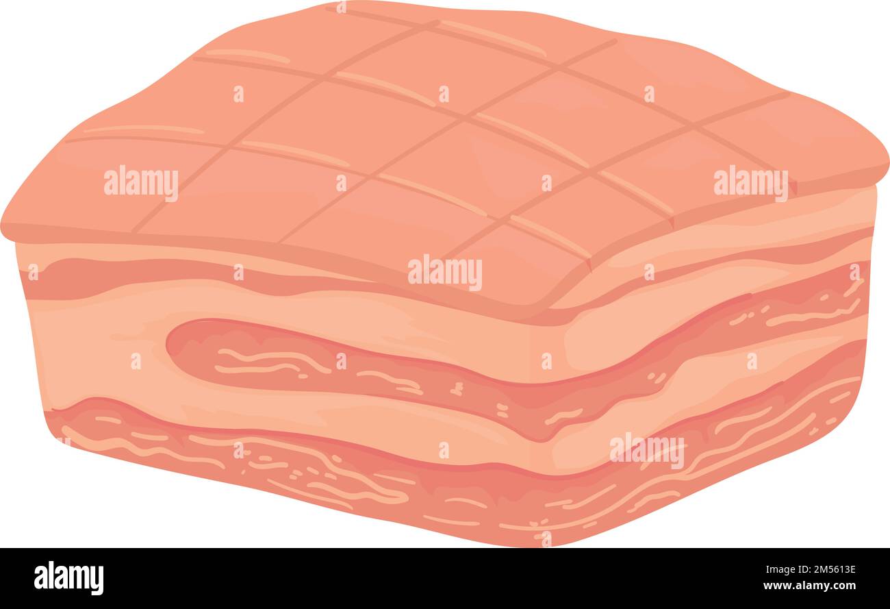 meat pork belly Stock Vector Image & Art - Alamy