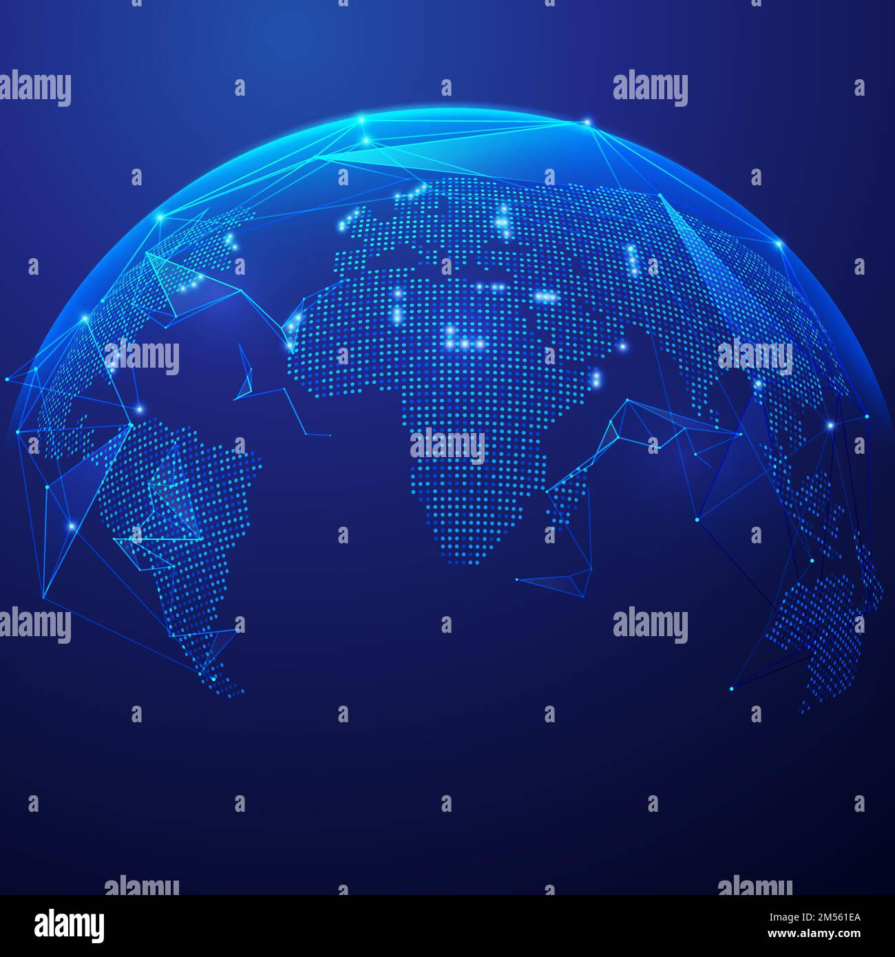 Global network technology Stock Vector Images - Alamy