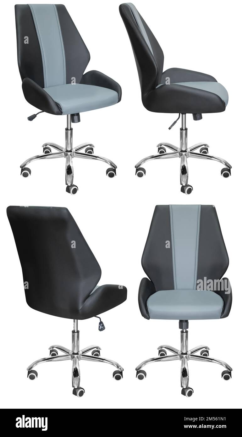 Office computer chair. Isolated from the background. View from ...