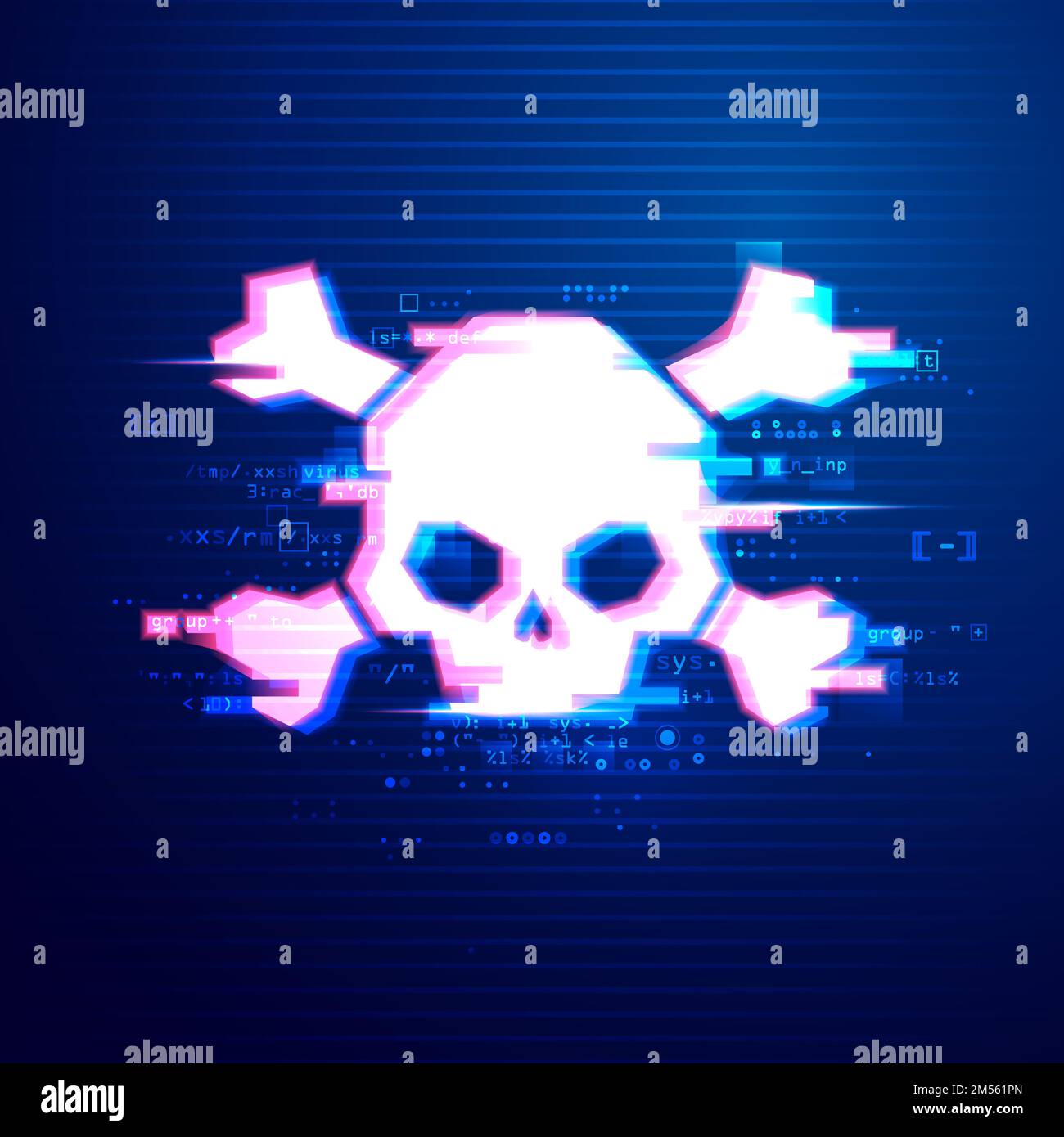 Cyber security threat background Stock Vector Images - Alamy