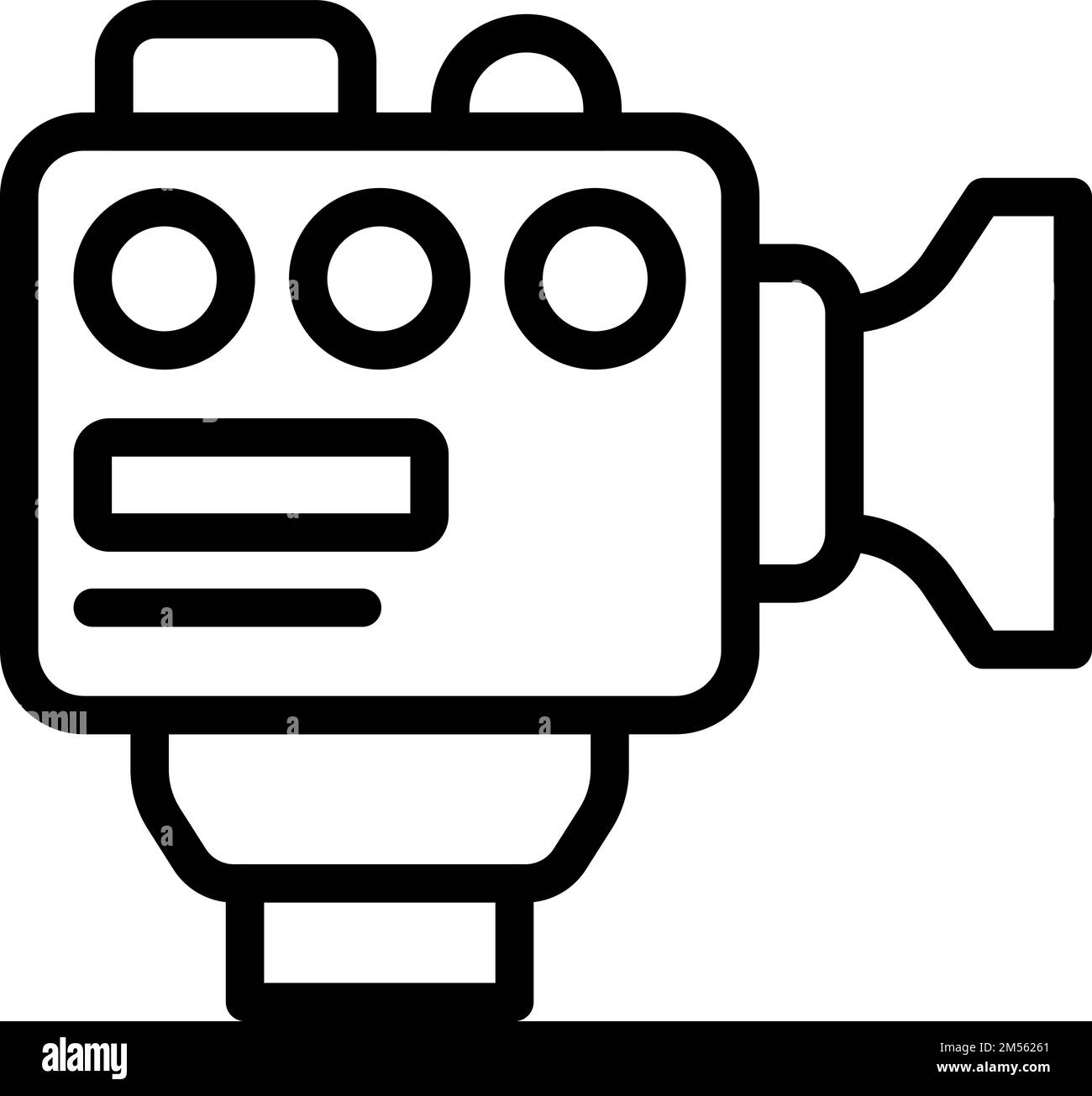 Travel camera icon outline vector. Tourism culture. Training learning ...