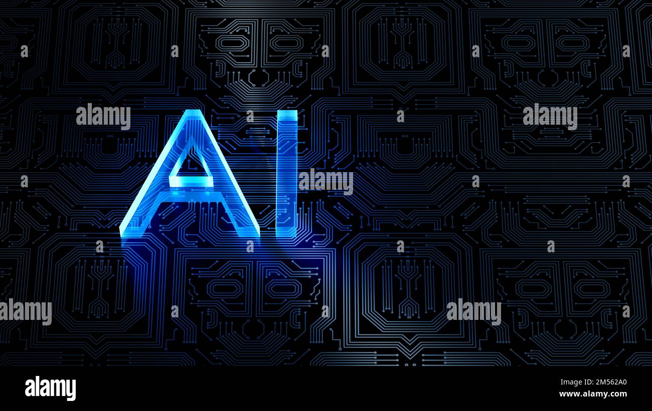 Artificial intelligence AI neural network digital brain machine deep ... Artificial intelligence AI neural network digital brain machine deep ...