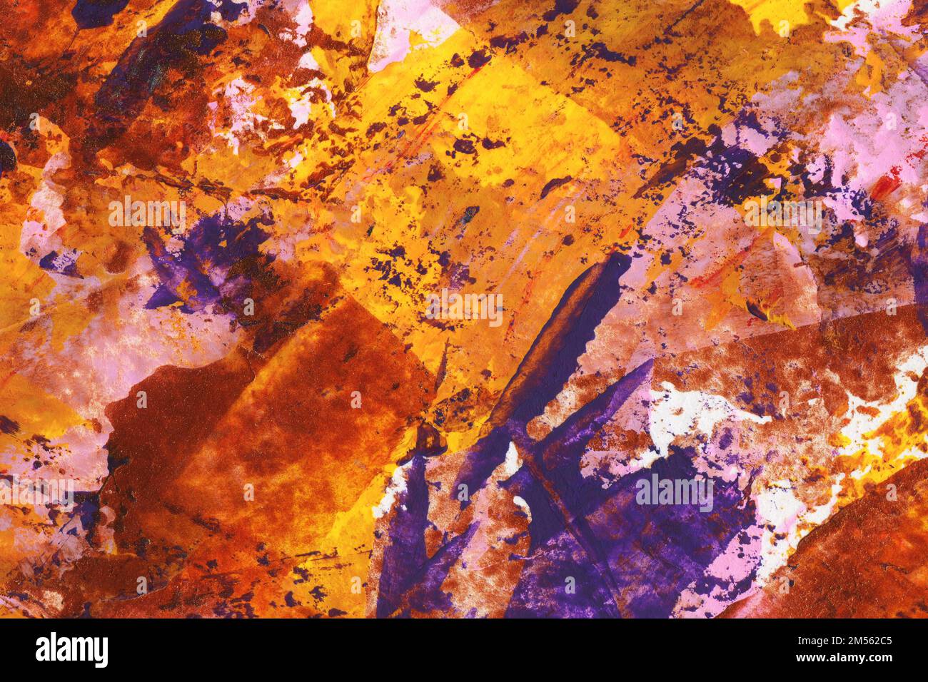 Hand drawn abstract multicolored acrylic texture. Colourful backdrop ...