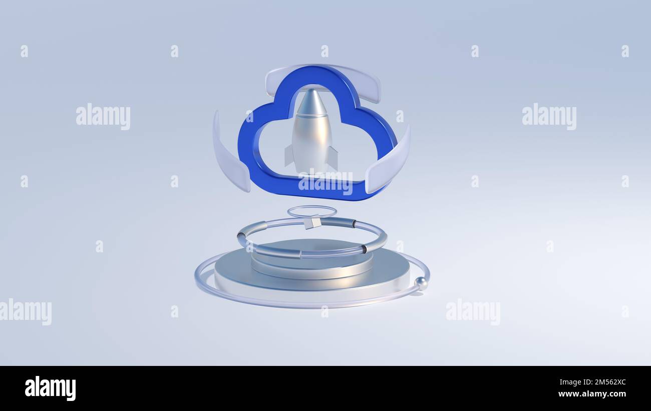 Cloud Computing Technology Internet Storage Network Concept with speed ...