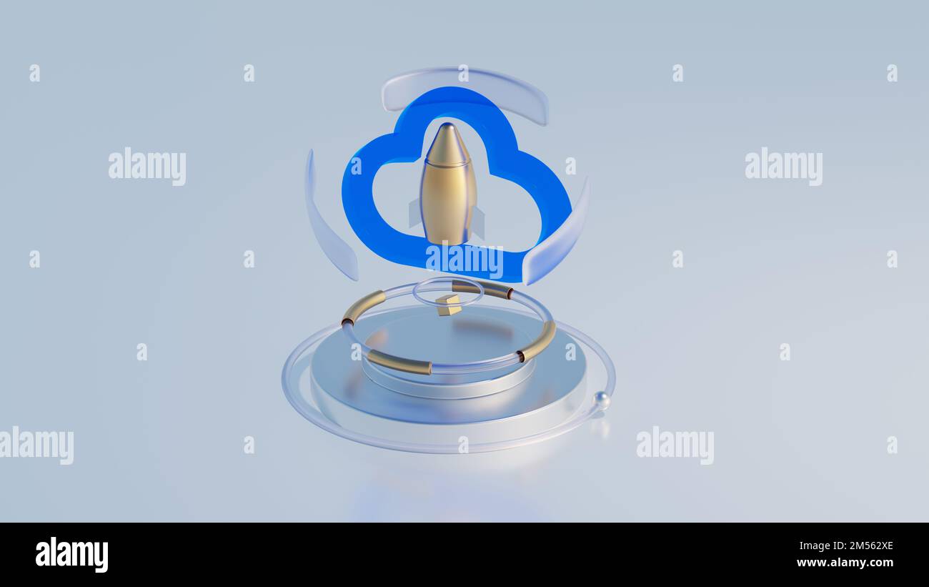 3d rendering Cloud computing concept, speed cloud concept Stock Photo ...