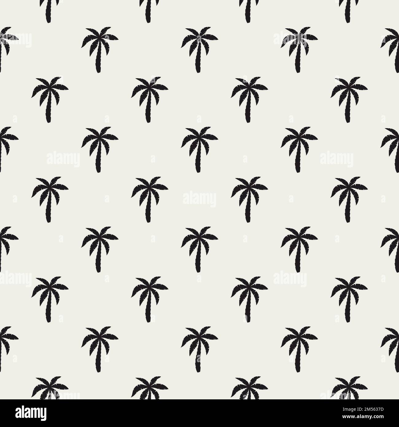 Palm Seamless Pattern Repeating Palm Trees Pattern Modern Coconut