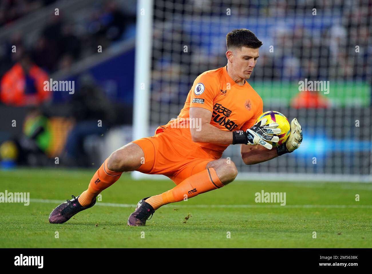 Newcastle United goalkeeper Nick Pope during the Premier League match ...