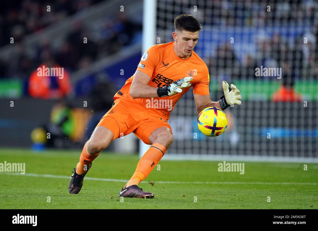 Newcastle United goalkeeper Nick Pope during the Premier League match ...