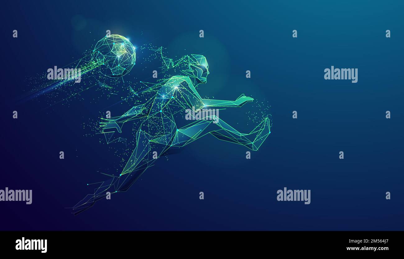 Shooting football Stock Vector Images - Alamy