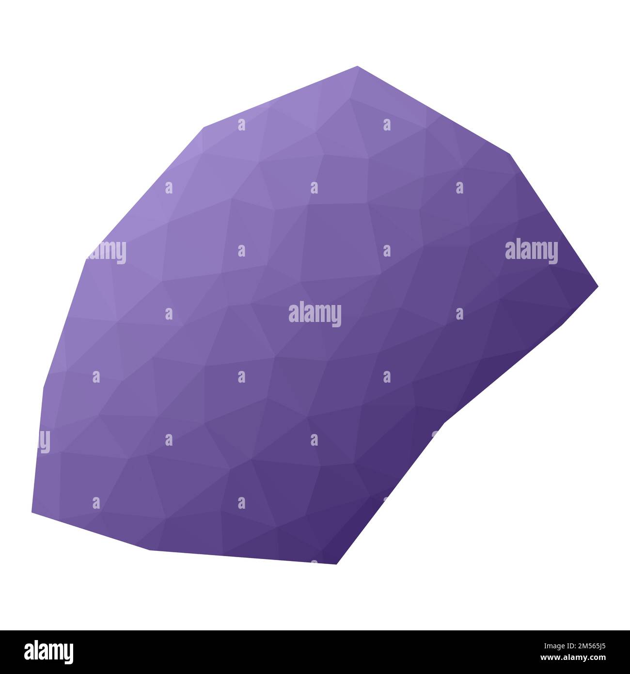 Monaco map. Geometric style country outline. Amazing violet vector ...
