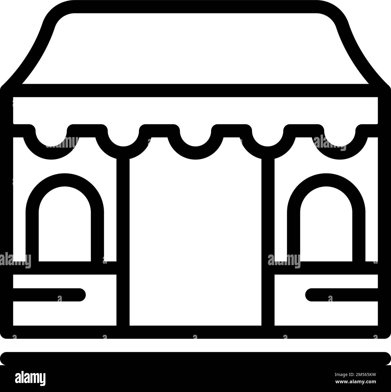 Pergola icon outline vector. House pavilion. Garden park Stock Vector ...