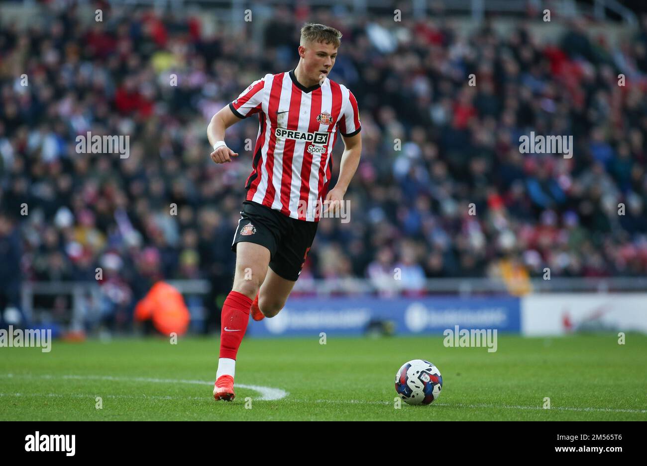 Sunderland's Daniel Ballard during the Sky Bet Championship match ...