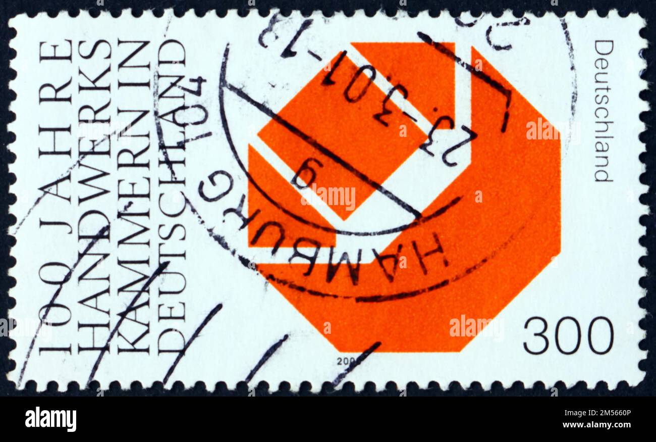 GERMANY - CIRCA 2000: a stamp printed in Germany dedicated to Chambers ...