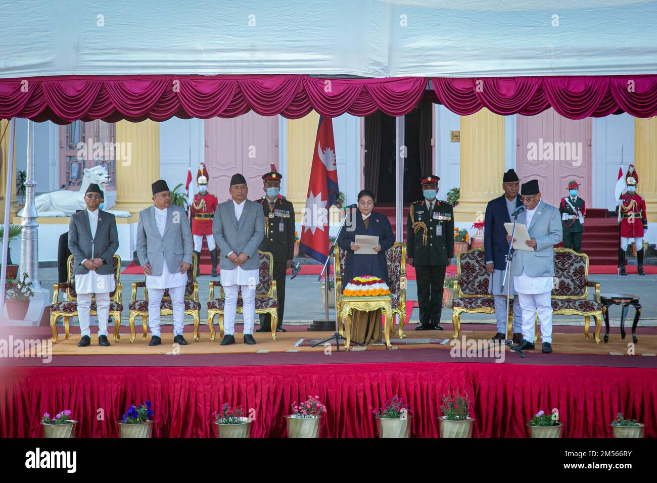 Kathmandu, Nepal. 26th Dec, 2022. Newly appointed Prime Minister of ...