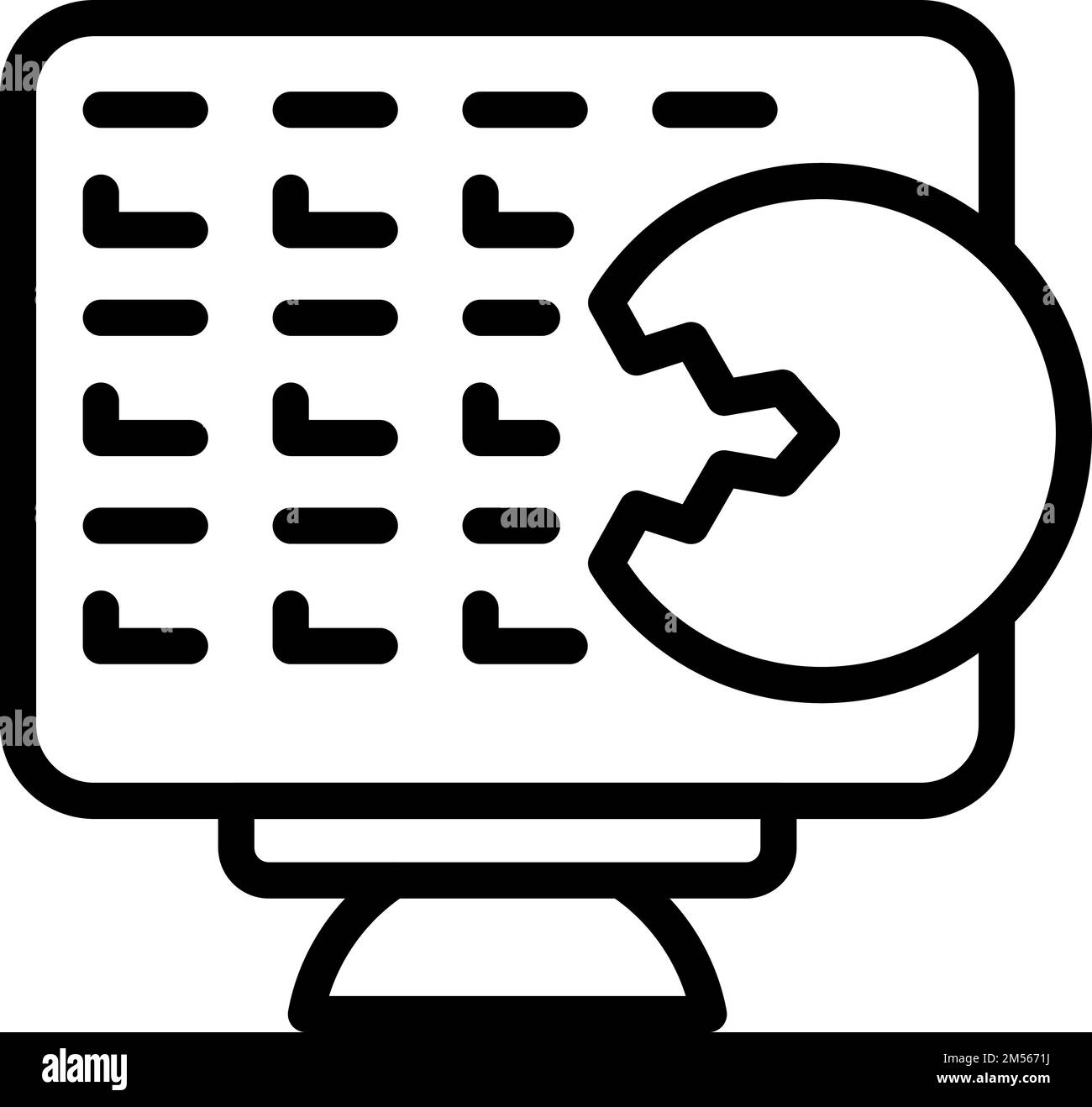Pc Cyber Attack Icon Outline Vector Hacker Crime Criminal Email Stock Vector Image And Art Alamy