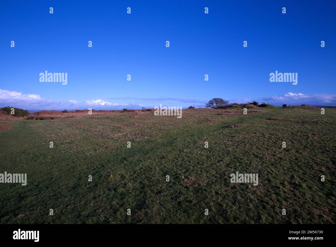 St Columb Cornwall UK 12 26 2022 Castle an Dinas Iron Age hill fort ...