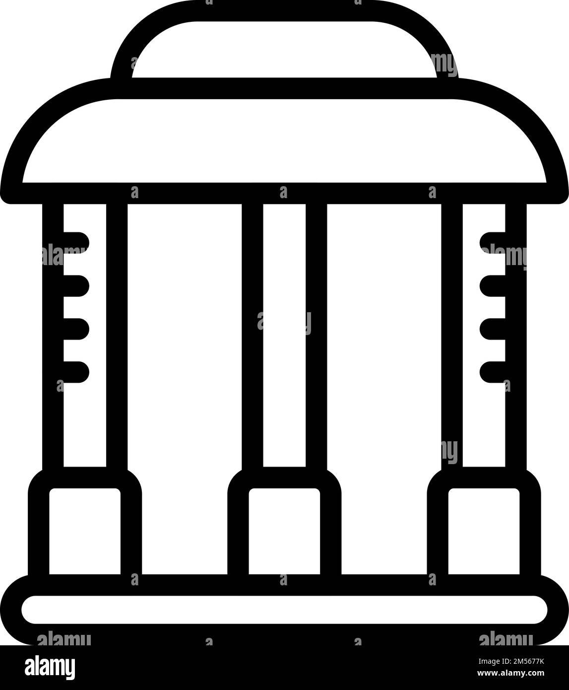 Ecology pergola icon outline vector. House pavilion. Park construction ...