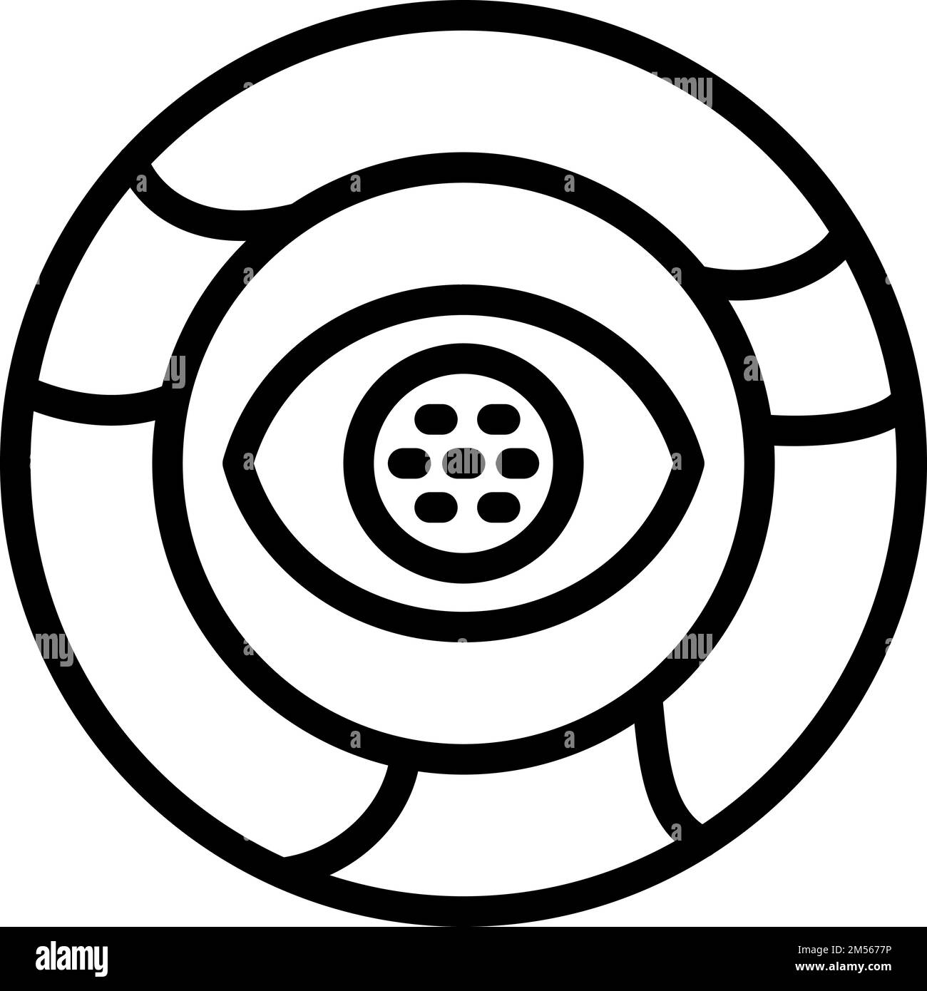 Cyber Eye Icon Outline Vector Hacker Crime Data Fraud Stock Vector Image And Art Alamy