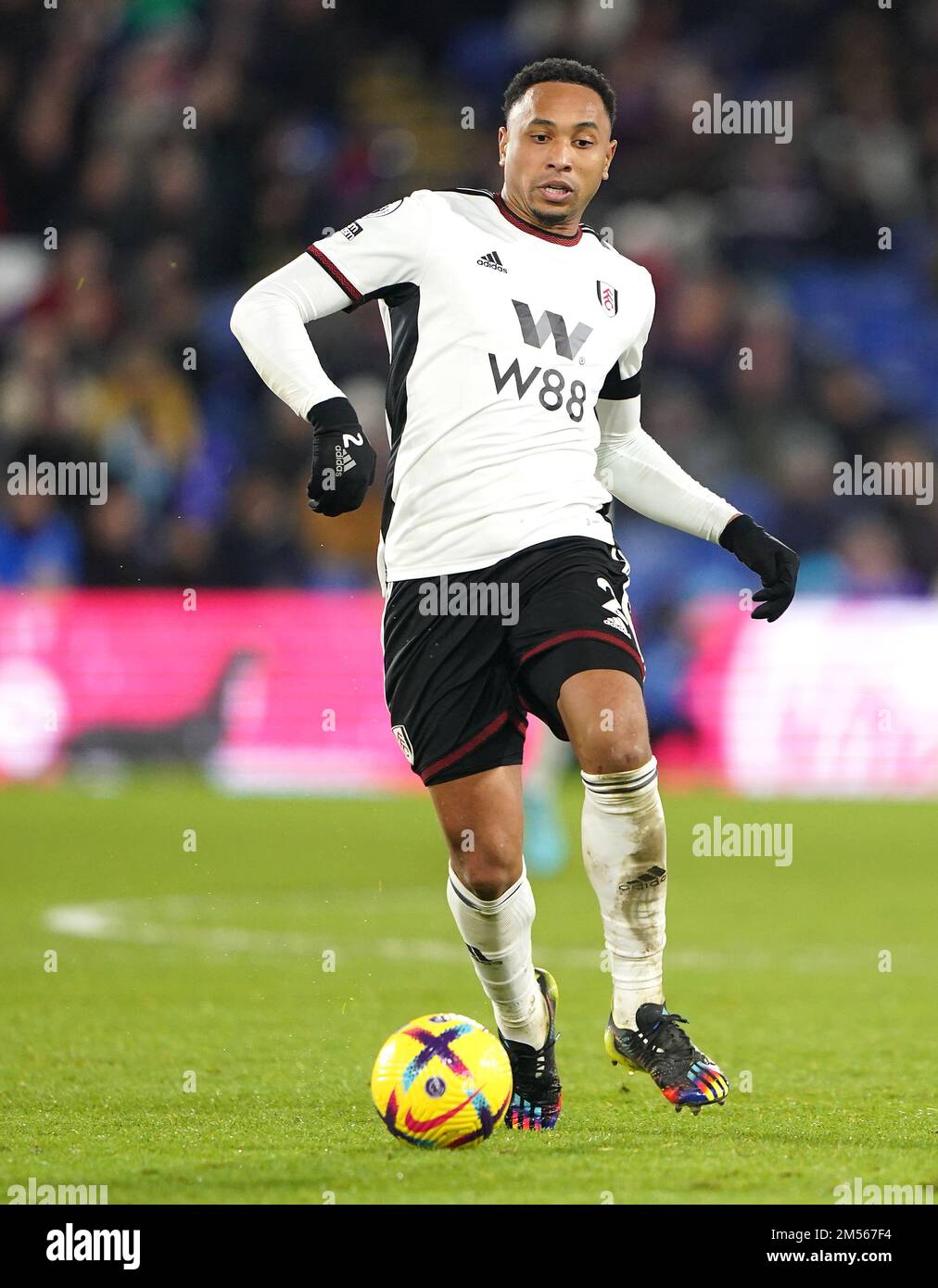 Fulham's Kenny Tete in action during the Premier League match at ...