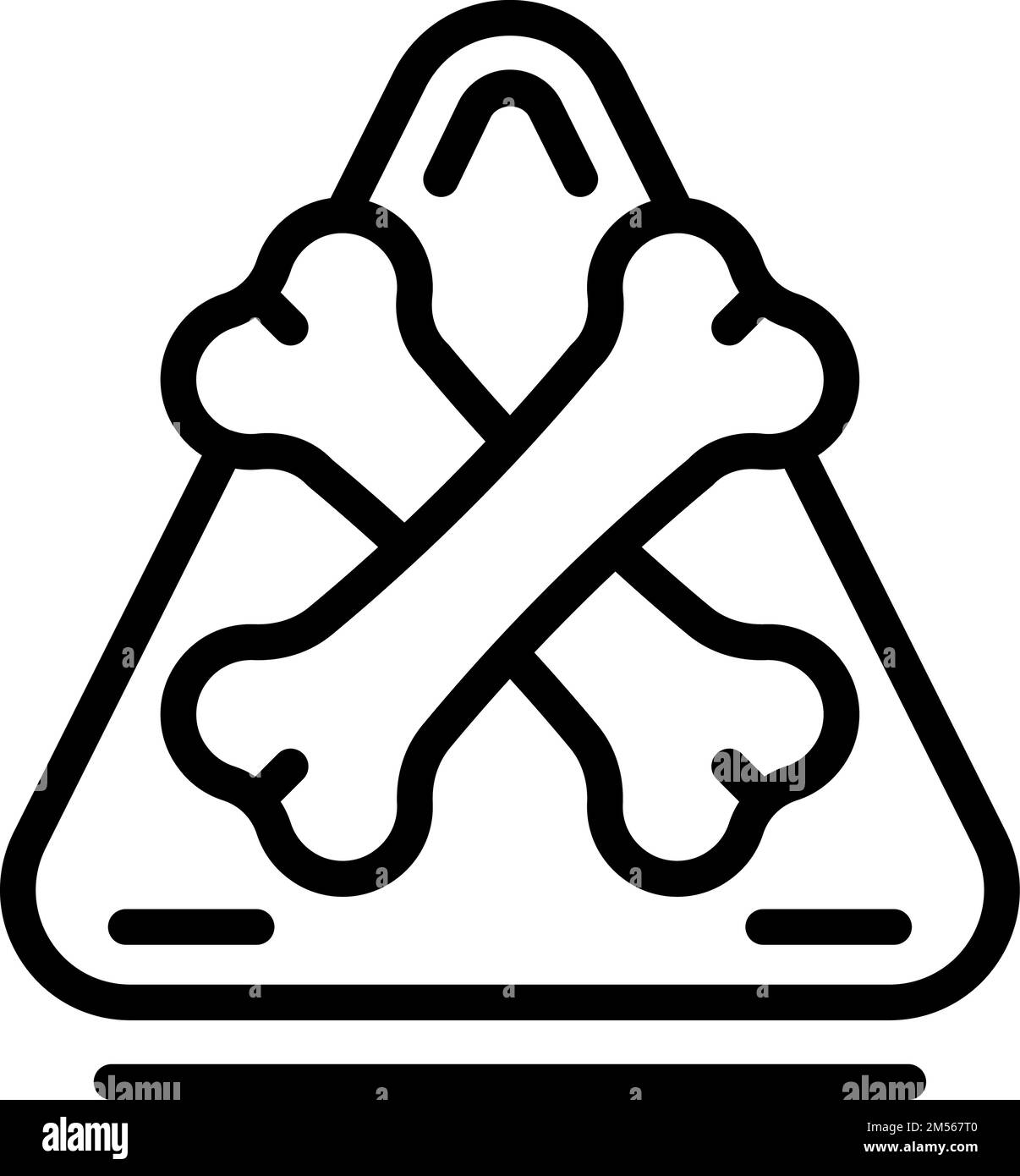 Hacker Icon Outline Vector Cyber Crime Internet Security Stock Vector