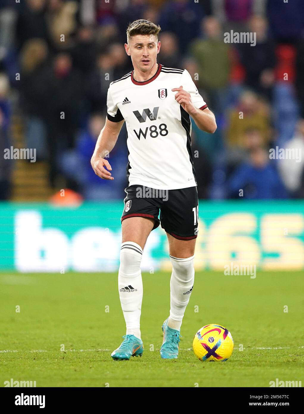 Fulham's Tom Cairney in action during the Premier League match at ...