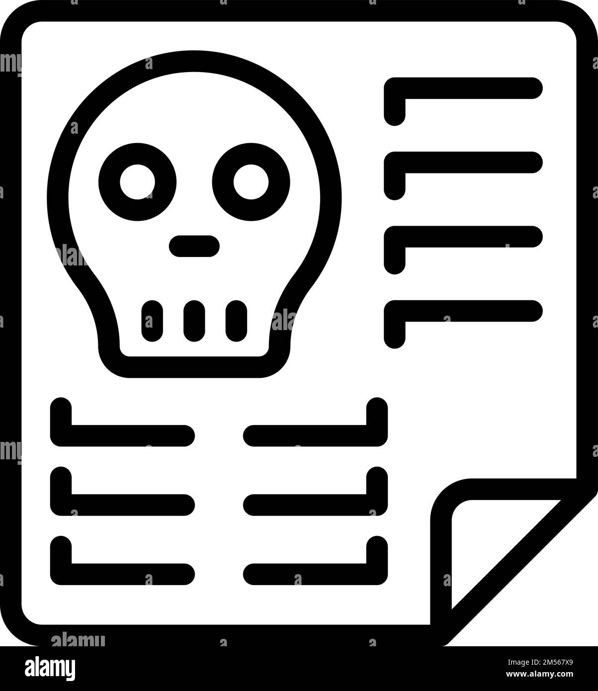 Data crime icon outline vector. Cyber fraud. Security mail Stock Vector ...