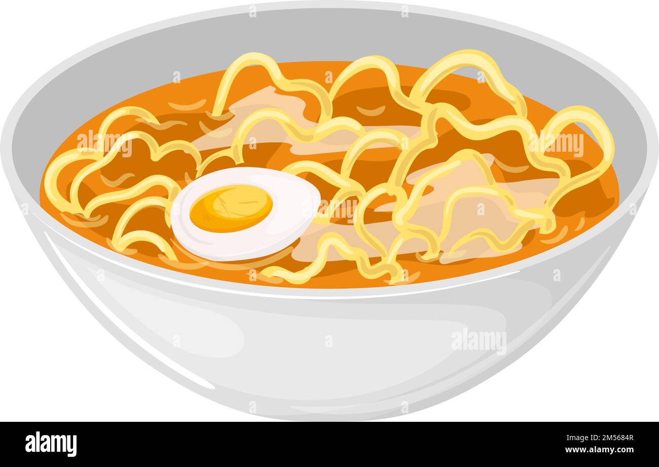 noodles food cartoon vector illustration Stock Vector Image & Art - Alamy
