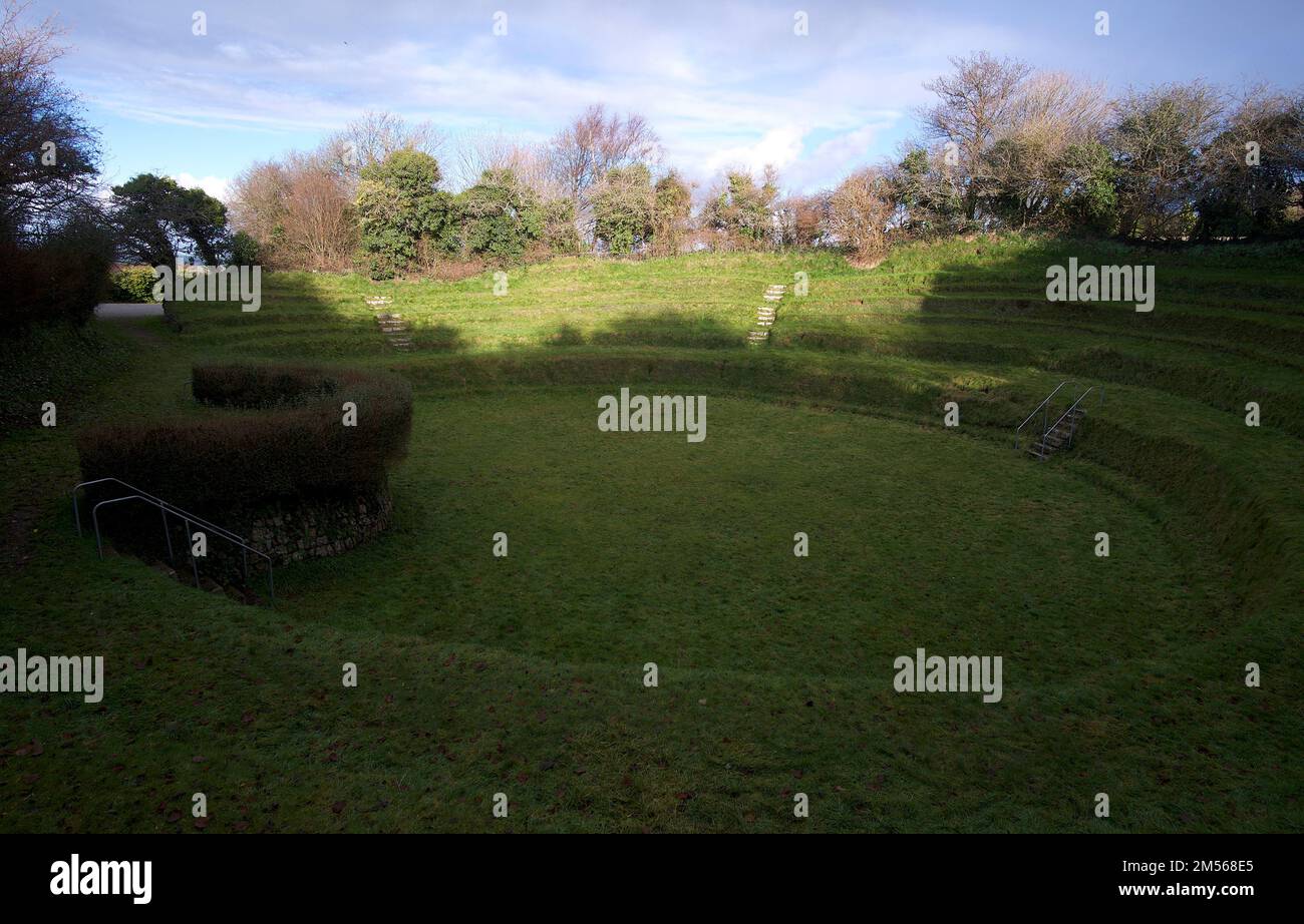 St Columb Cornwall UK 12 26 2022 Indian Queens Methodist Preaching Pit ...