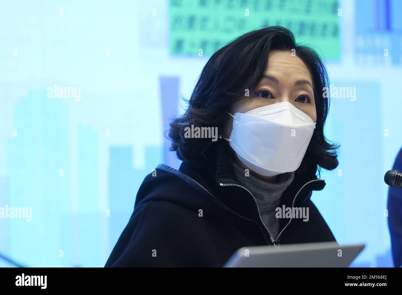 Alice Mak Mei-kuen, Secretary for Home and Youth Affairs attended a ...