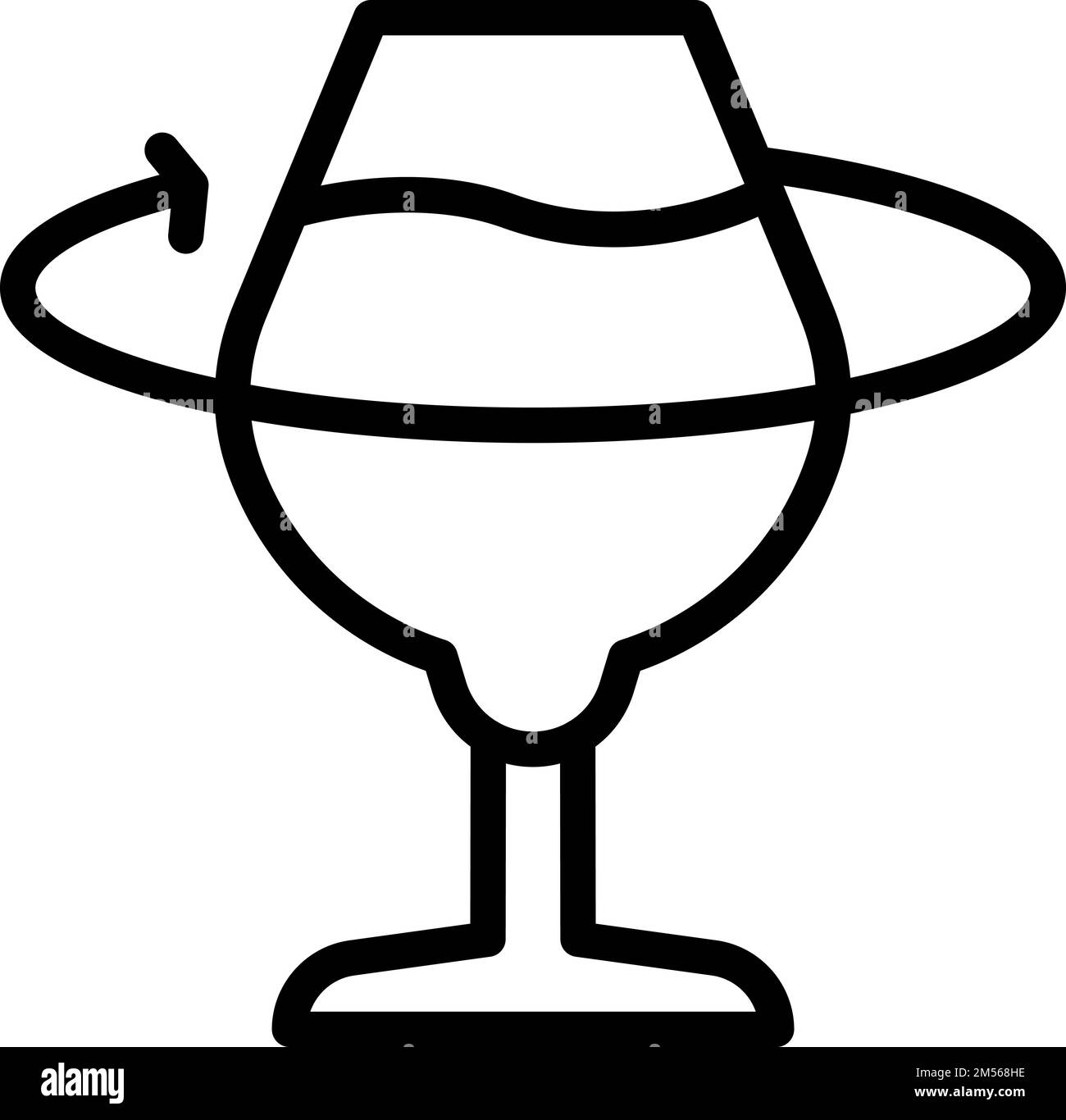 Sommelier glass icon outline vector. Wine cellar. Vine food Stock ...