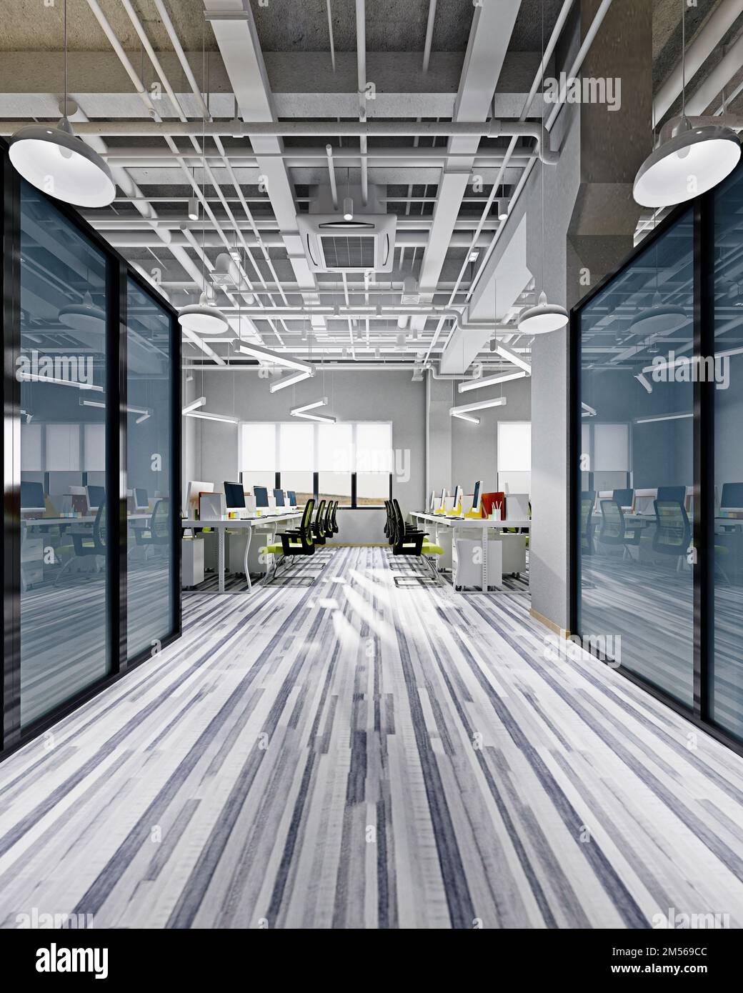 Interior modern working space furniture hi-res stock photography and ...