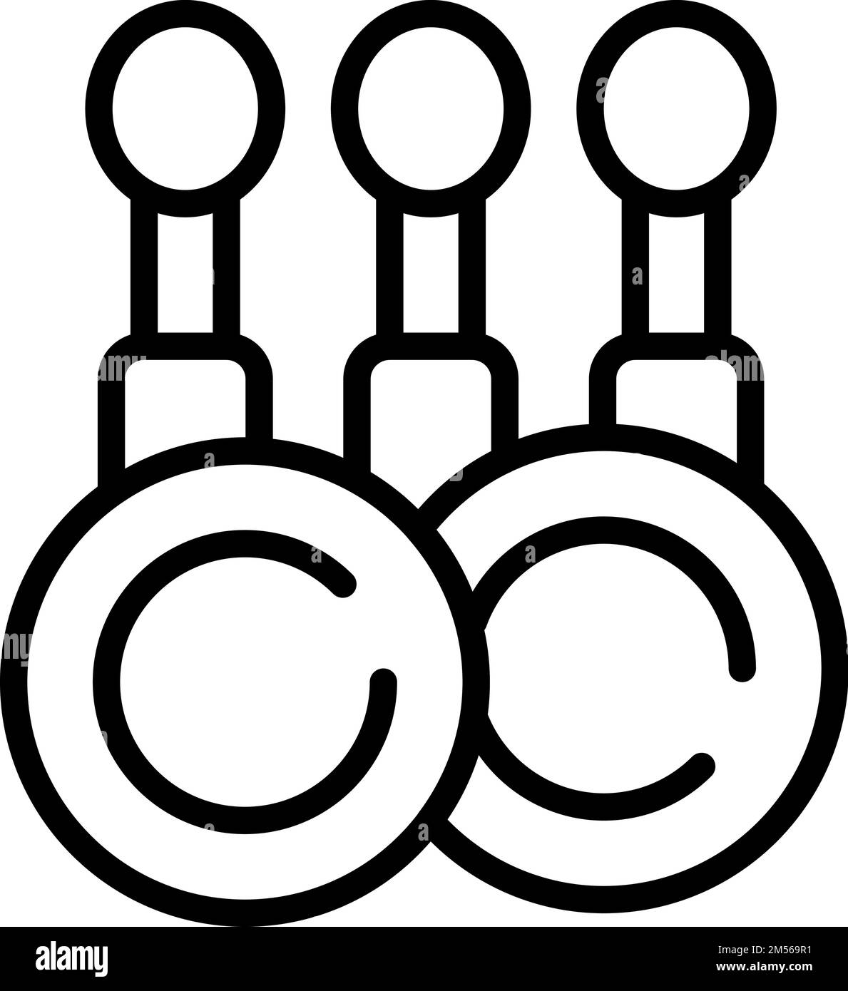 Cotton swab icon outline vector. Medical wool. Care clean Stock Vector ...