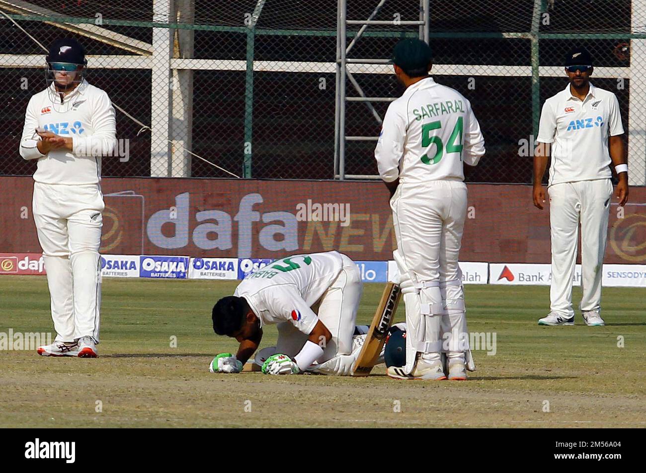 Pakistan Cricket Team Batsman, Babar Azam celebrates his century (100 ...