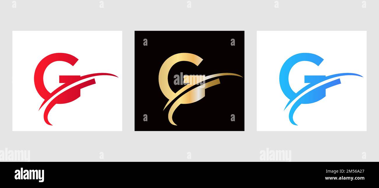 Monogram G Letter Logotype Symbol. Letter G Logo Design Template Stock ...