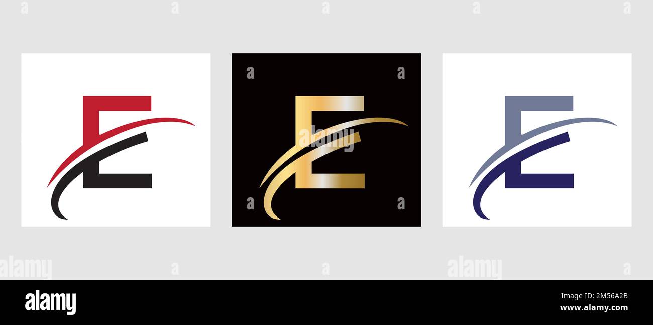 Monogram E Letter Logotype Symbol. Letter E Logo Design Template Stock ...