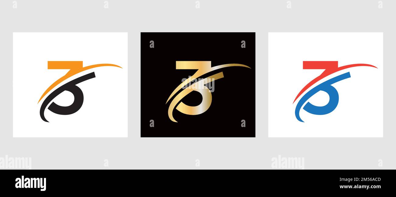 Monogram 3 Letter Logotype Symbol. Letter 3 Logo Design Template Stock ...