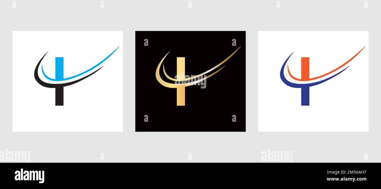 Initial Letter I Logo Design Template. Monogram I Letter Logotype ...