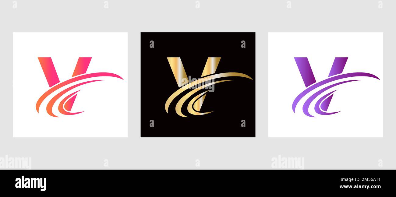 Letter V Logo Design Template. Monogram V Letter Logotype Symbol Stock ...
