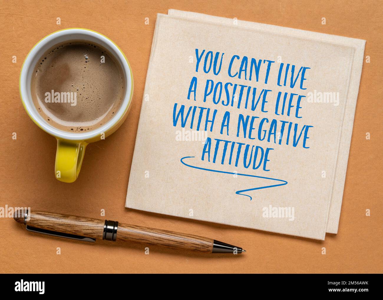 you can't live a positive life with a negative attitude - inspirational ...