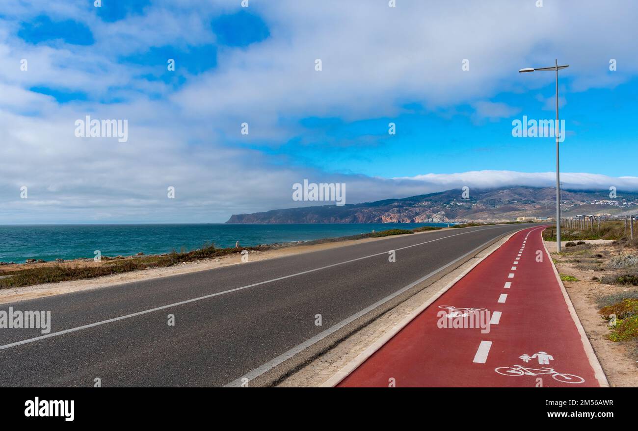 Portugal dramatic coastal roads and landscape Stock Photo - Alamy
